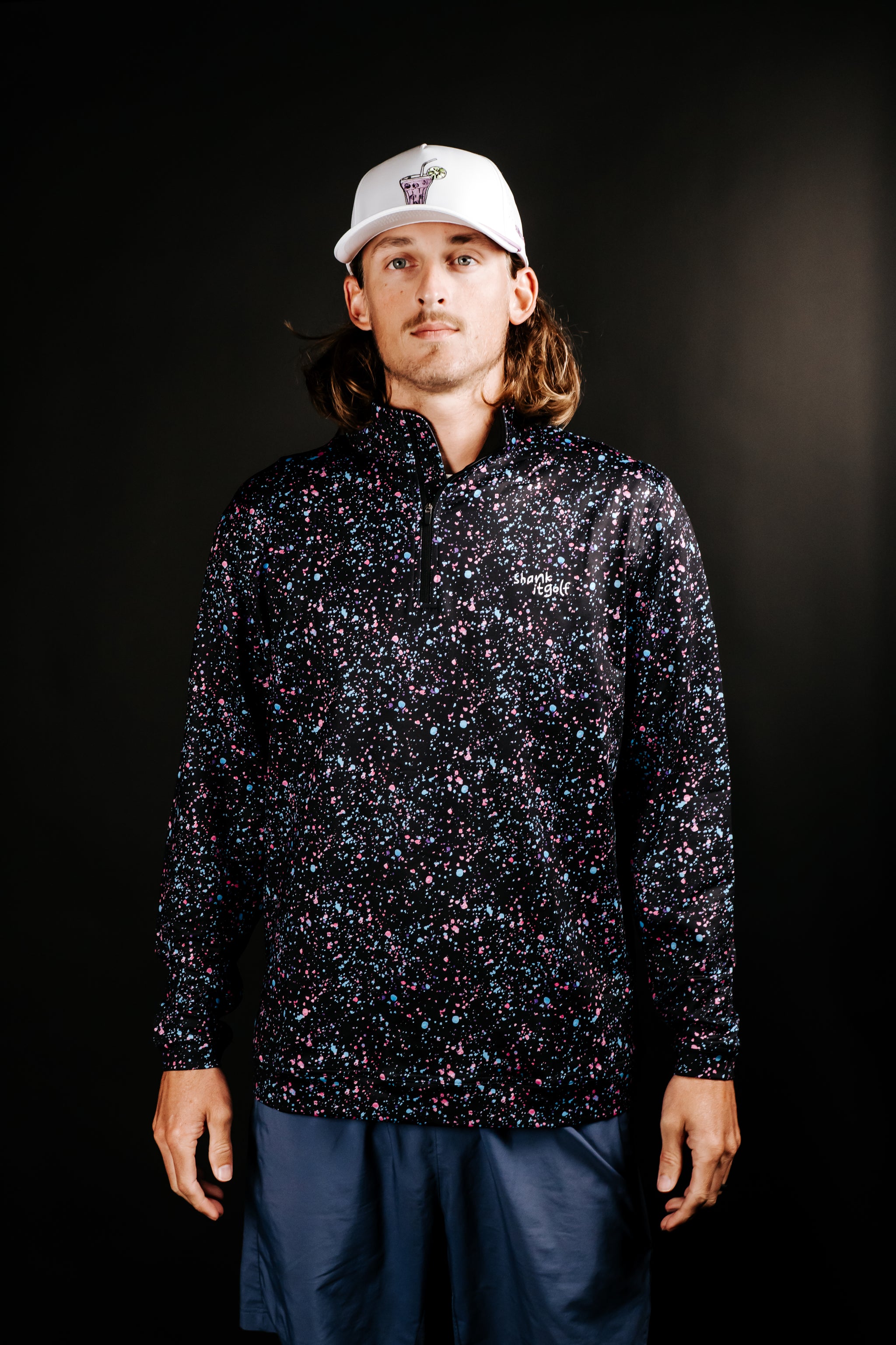 Paint Splatter Quarter Zip – Shank it Golf